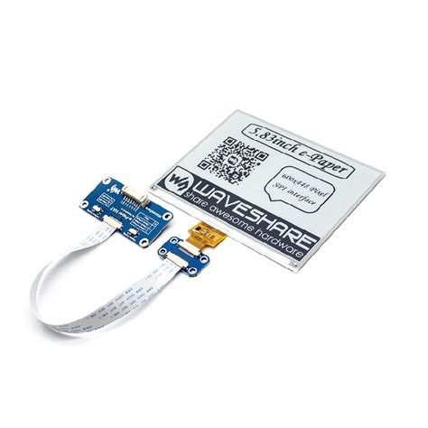 583 인치 전자 종이 전자 잉크 스크린 Spi 디스플레이 모듈 600x448 Arduino와 호환되는 흑백 색상
