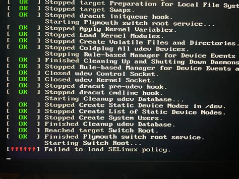 Rocky Linux 94 Wont Boot Due To Corrupted Selinux Policies Help