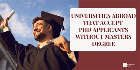 Top Universities That Accept Phd Without Masters Degree Abroad Scholarship Region