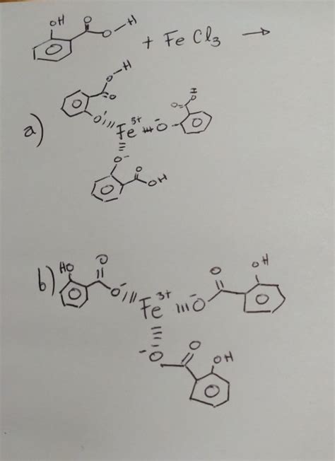 Solved In Phenol Purity Test With Fecl3 Reaction With