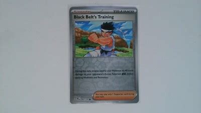 Pokémon Tcg Black Belts Training 97131 Prismatic Evolutions Reverse