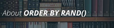 About Order By Rand Wp Engine®