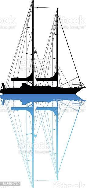 Yacht Stock Illustration Download Image Now Black Color Cut Out Illustration Istock