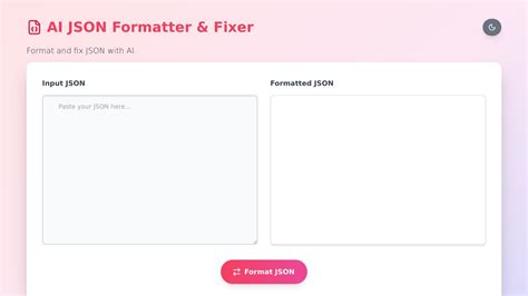 Ai Json Formatter Thejo Ai