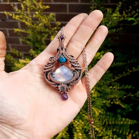 Tutorial Mirage Wire Wrap Pendant Tutorial Wire Etsy