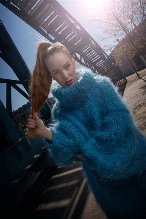 Pin By Xiao Choi On Fuzzy Fuzzy Sweater Outfit T Shirts For Women Gorgeous Men