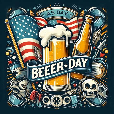 International Beer Day Poster Banner Flyer And International Beer Day Post Design Premium Ai
