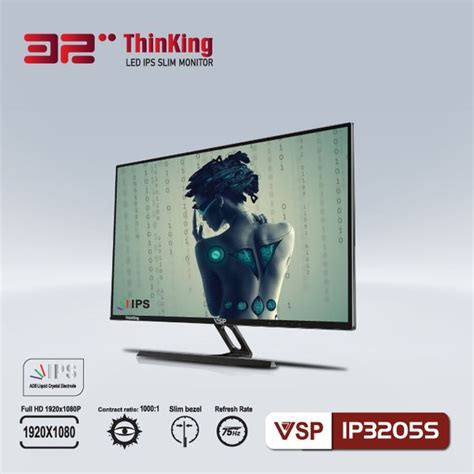 Màn hình phẳng VSP IP3205S 32 FHD IPS 75Hz 8ms Máy tính linh kiện phụ kiện PC giá rẻ