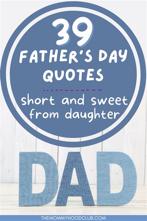 Best Fathers Day Quotes From Daughter That Are Short And Sweet Daughters Looking For Heart