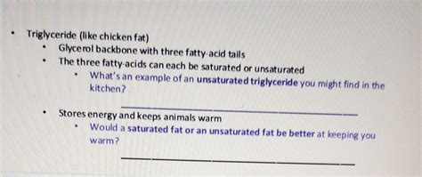 [solved] Triglyceride Like Chicken Fat Glycerol Ba