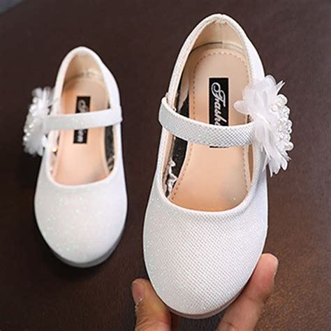 White Shoes For Girls Winter Faux Leather Workout Athletic Sneakers For