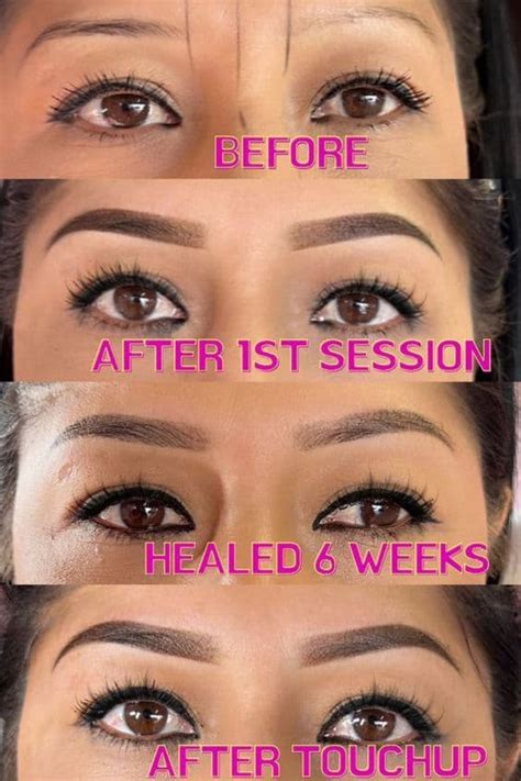 Eyebrow Tattoo Healing Process Pictures Day By Day
