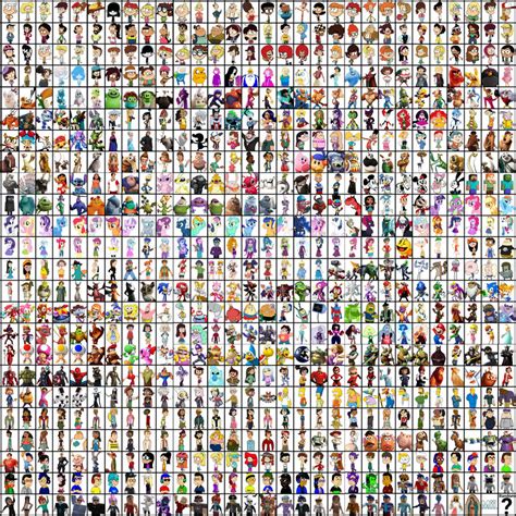 The Ultimate Crossover Character Roster Updated By Patricksiegler1999