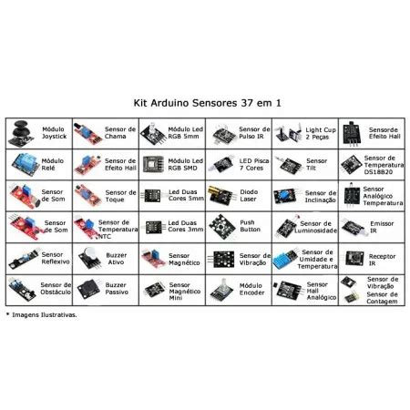 Arduíno Sensores Módulos e Shield