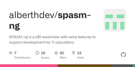 GitHub Alberthdev Spasm Ng SPASM Ng Is A Z80 Assembler With Extra