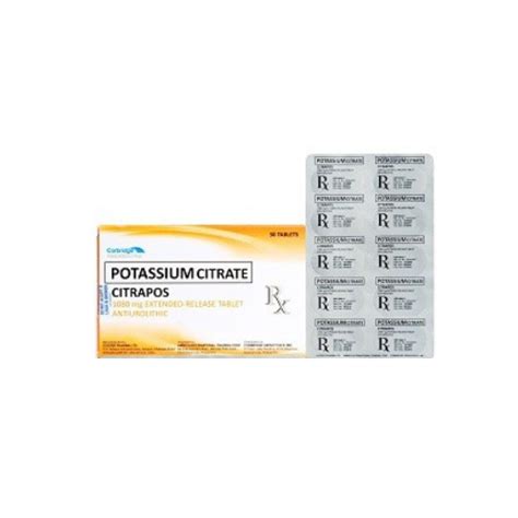 Citrapos Potassium Citrate 1080mg 10meq Tablet X 1 Xalmeds