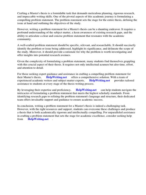 masters thesis problem statement example pdf thesis essays
