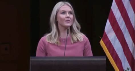 Watch The Moment Karoline Leavitts Kirk Eulogy Couldnt Go On As