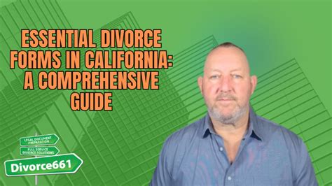 Essential Divorce Forms In California A Comprehensive Guide