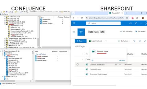 Migrate Atlassian Confluence To Sharepoint Tzunami