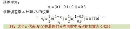 adaboost算法原理分析和实例 代码（简明易懂） csdn博客