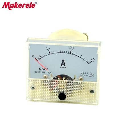 Ac 85l130a Analog Ammeter Panel Current Amper Meter Pointer Diagnostic Tool Amperimetro
