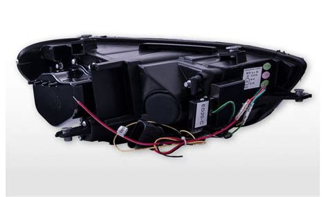 Fk Pair Led Lightbar Drl Halo Headlights Vw Scirocco 3 Bj Mk3 15 17 Fa Lj Automotive