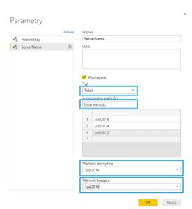 Parametry W Power Query Dla Excel I Power BI Cz Excel BI Power Query Power Pivot Power BI