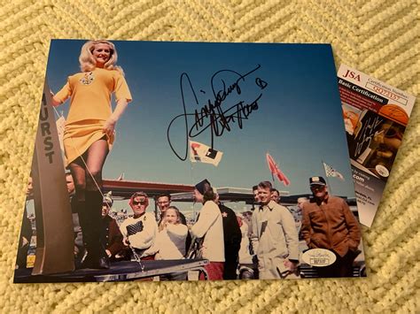 Linda Vaughn Signed 8 X 10 Photo Jsa Authenticated Coa Miss Hurst Indy