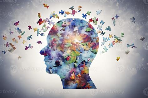 Adhd Attention Deficit Hyperactivity Disorder Mental Health Head With Puzzle Pieces 21557183