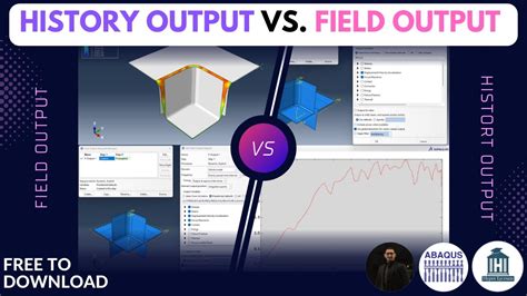 history output vs field output in abaqus explained with example youtube