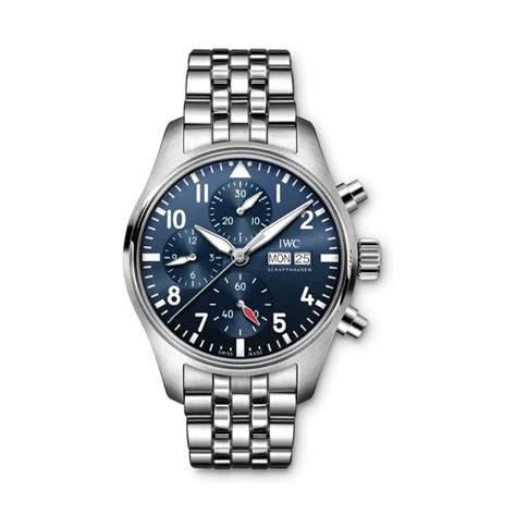 Iwc Pilots Watch Chronograph 41 Blue Dial Ref Iw388102 Lifestyle Watches