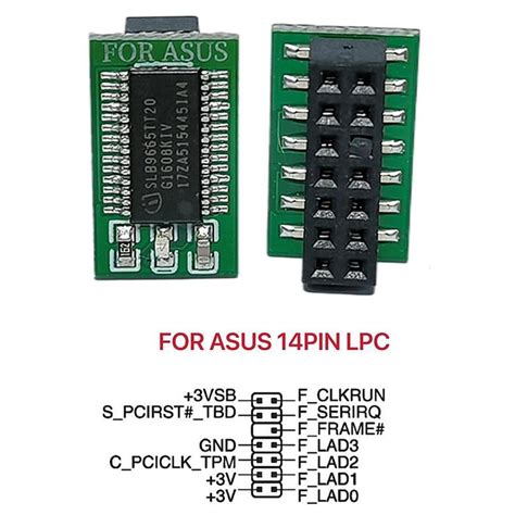 TPM Pin TPM Module LPC TPM Trusted Platform Green AU Walmart Com