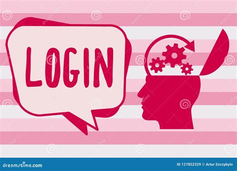 Text Sign Showing Login Conceptual Photo Entering Website Blog Using Username And Password