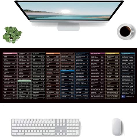 Keyboard Shortcut Mouse Pad Office Excel Word Ppt Shortcuts Cheat Sheet Mat Quick