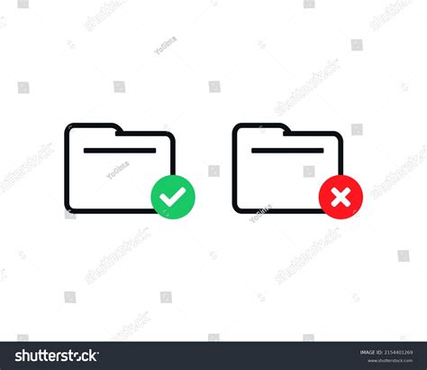 Folder File Checkmark Vector Illustration Stock Vector Royalty Free 2154401269 Shutterstock