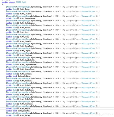 c 调用c 的dll，c 里有较大的结构体struct，使用intptr报错：第一机会异常 0xc0000005 读取位置 0x00000000 时发生访问冲突。 0x010715ad