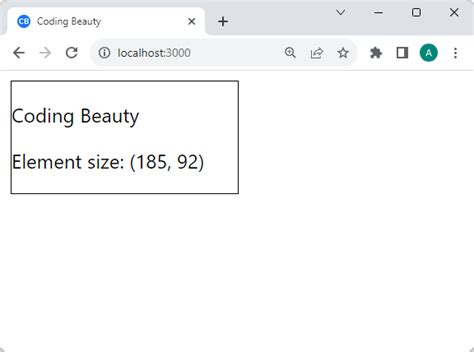 How To Quickly Get The Height Or Width Of An Element In React