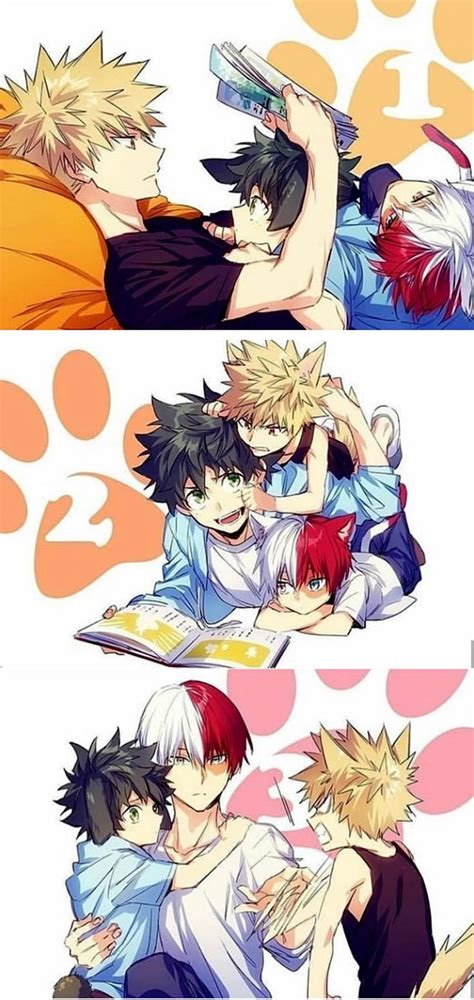 Deku Bakugou Todoroki Ship Deku X Todoroki X Bakugo Todobakudeku