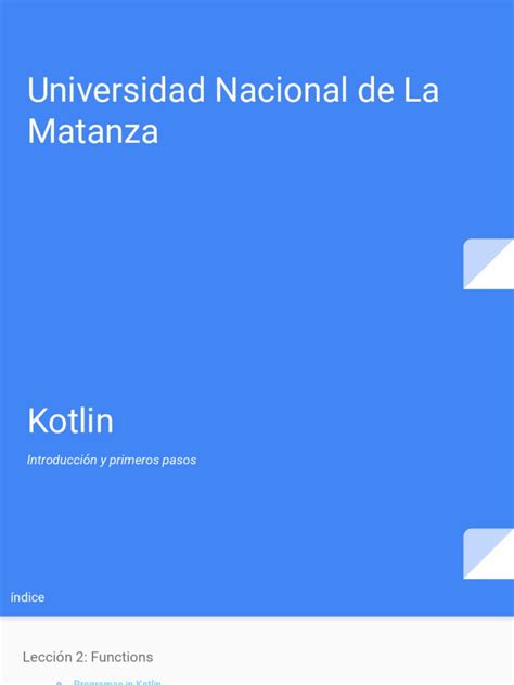 Introducción A Kotlin Para Android Pdf Función Anónima Programación De Computadoras