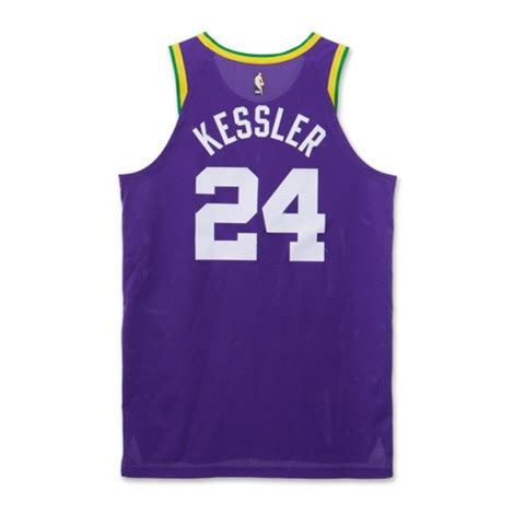 Walker Kessler Utah Jazz 2023 2024 Kia Nba Tip Off Game Worn Classic Edition Jersey On Artnet