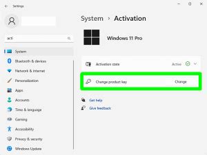 How To Change Windows Product Key Activation