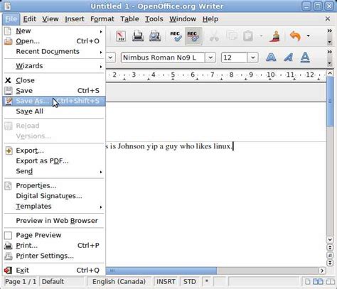 How To Save Openoffice Documents To Open In Word Petsaca