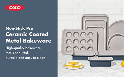 Oxo Good Grips Non Stick Pro Ceramic Coated Metal Bakeware 1lb Loaf Pan