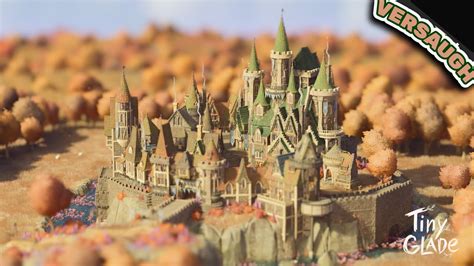 I Spent 9hrs Building My Best Castle In Tiny Glade Timelapse Youtube
