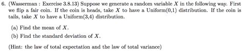 Solved 6 Wasserman Exercise 3813 Suppose We Generate A