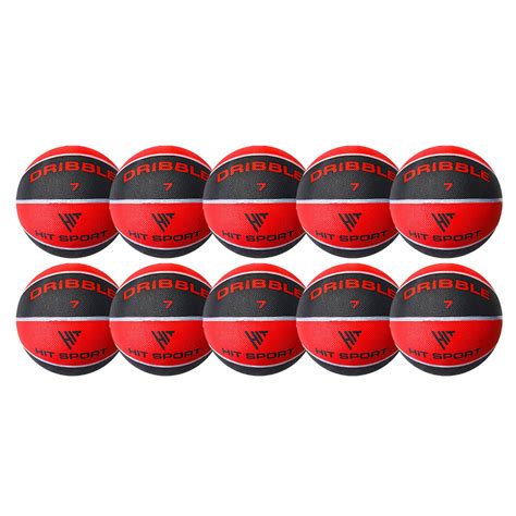 Hit Sport Dribble Basketball Size 7 — 10 Pack — Mcsport