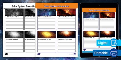 Solar System Formed Worksheet Live Worksheets Worksheets Library