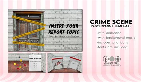 Crime Scene Background For Powerpoint