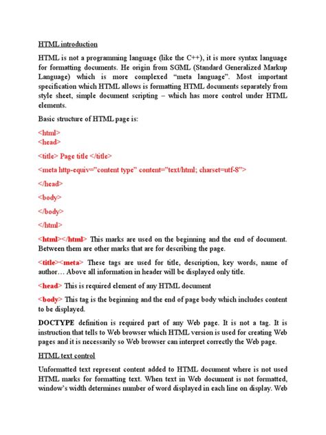 Eng6 Wiki Html Pdf Html Element Html